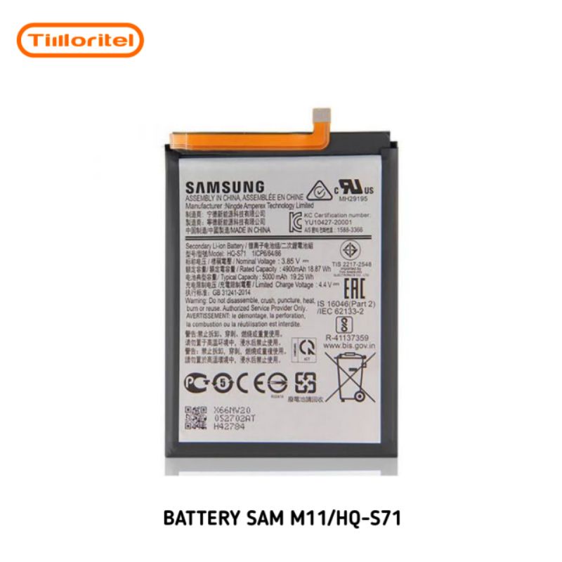 Jual BATTERY KOMPATIBLE untuk SAM M11/HQ-S71 | Shopee Indonesia