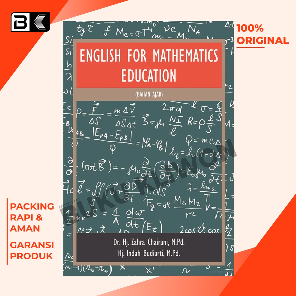Jual Buku English For Mathematics Education - Zahra Chairani | Shopee ...