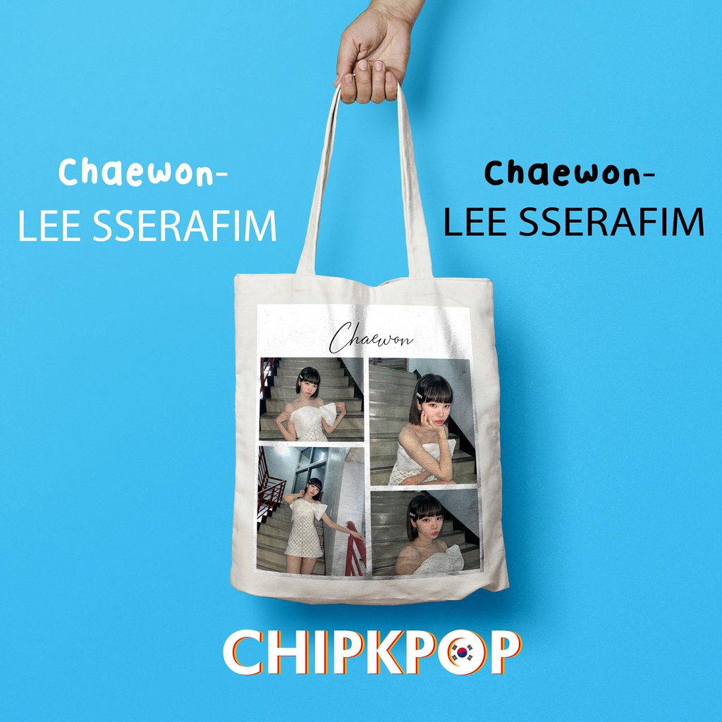 Jual [PAKET SET] [CHAEWON] I TOTEBAG CHAEWON LEE SSERAFIM MURAH I TOTEBAG CHAEWON LEE SSERAFIM I ...