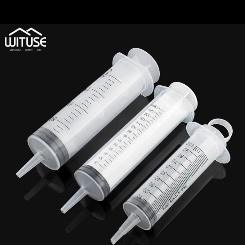 Jual syringe suntikan besar 300Ml plus selang dan jarum suntikan 100 ml ...