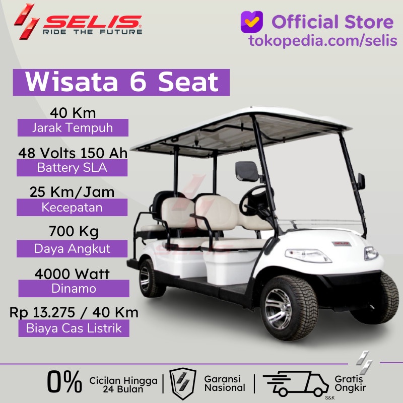 Jual Booking Fee Mobil Wisata 6 Seat Mobil Listrik - Selis Kemayoran ...