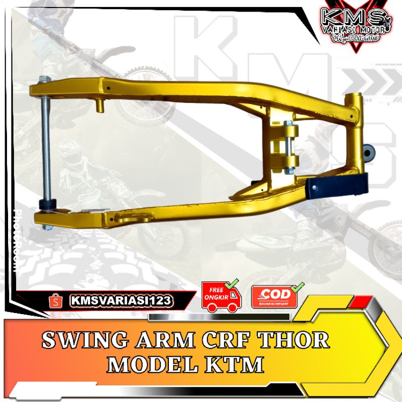 Jual swing arm thor model ktm 250 pnp klx dan crf swing arm gold thor ...
