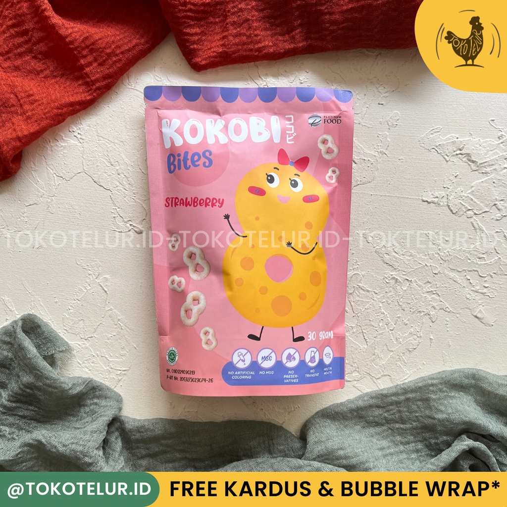 Jual KOKOBI BITES - Rice Puff Bites | Cemilan Snack Bayi Sehat HALAL NO ...