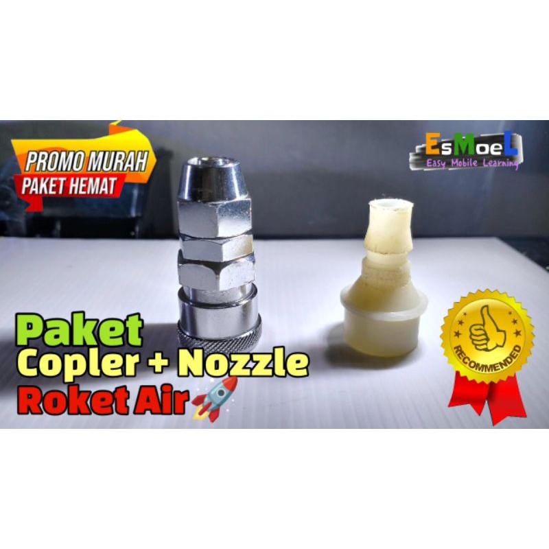 Jual Nozzle + Copler Roket Air (Paket Special) | Shopee Indonesia
