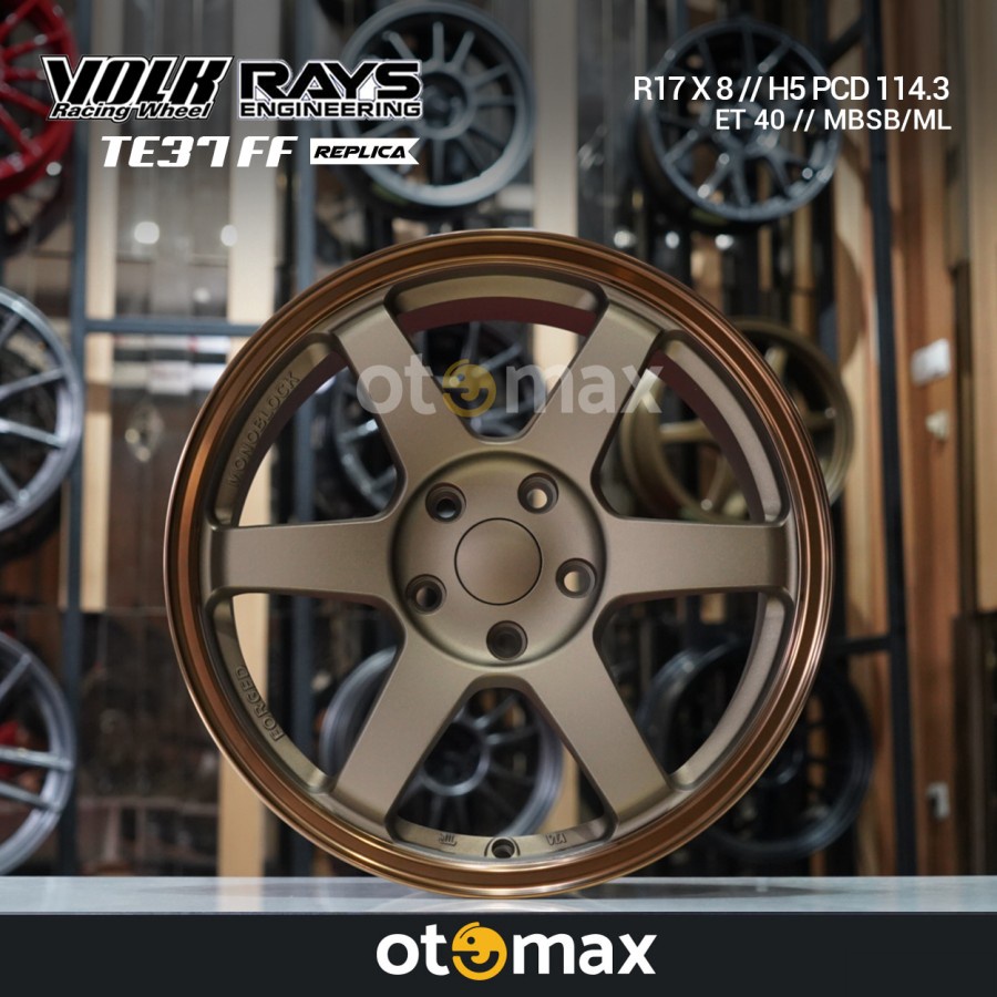 Jual Velg Mobil Volk Rays TE37 Ring 17 H5 MBSM/ML | Shopee Indonesia