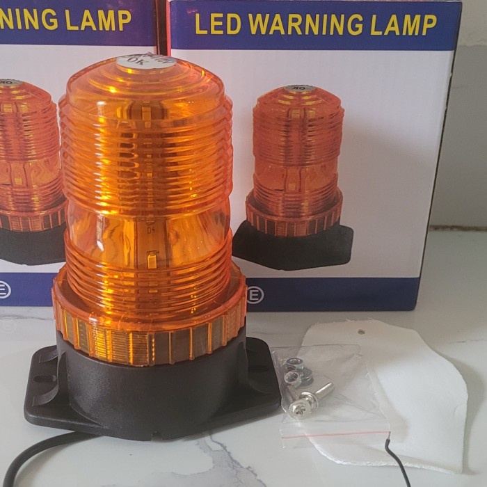 Jual Lampu Lampu Rotari/ Rotary Lamp Dc 10-100V Kuning | Shopee Indonesia