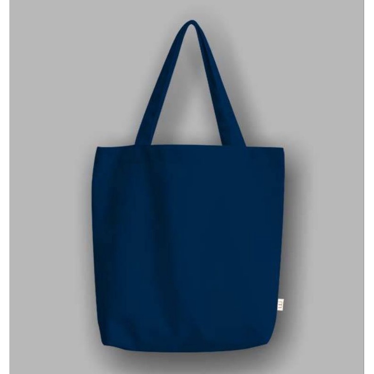 Jual FRESHY Tote Bag Semi Canvas Polos Resleting Messy | Shopee Indonesia