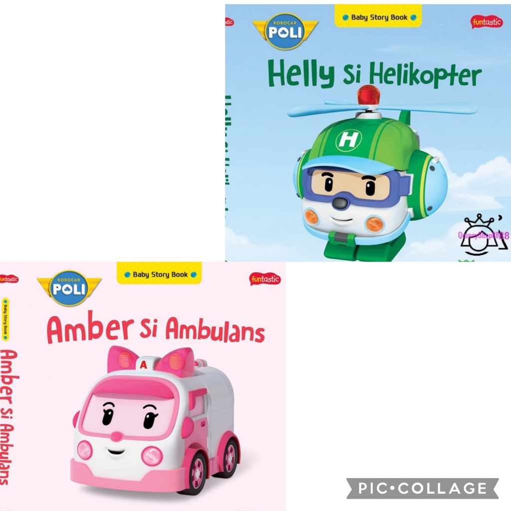 Jual Buku Cerita Anak Robocar Poli Baby Story Book: Helly Si Helikopter ...