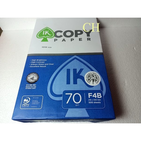 Jual kertas fotocopy copy paper 70gsm F4B | Shopee Indonesia