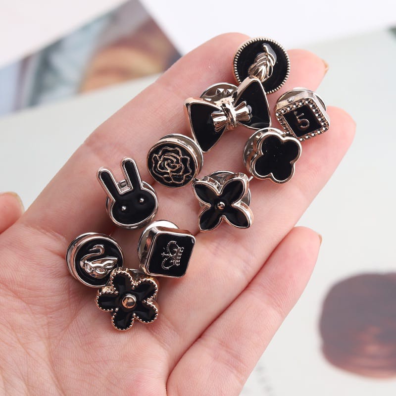 Jual Mini Bross 10Pcss Pin Baju Hijab Dagu Klip Kecil Aksesoris Fashion ...