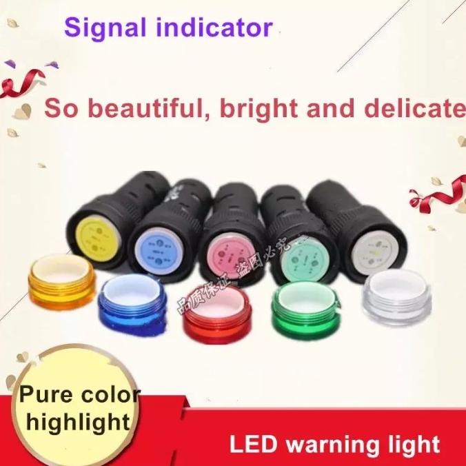 Jual Lampu Pilot Indikator 12V 16 Mm PANEL MOUNT LED | Shopee Indonesia