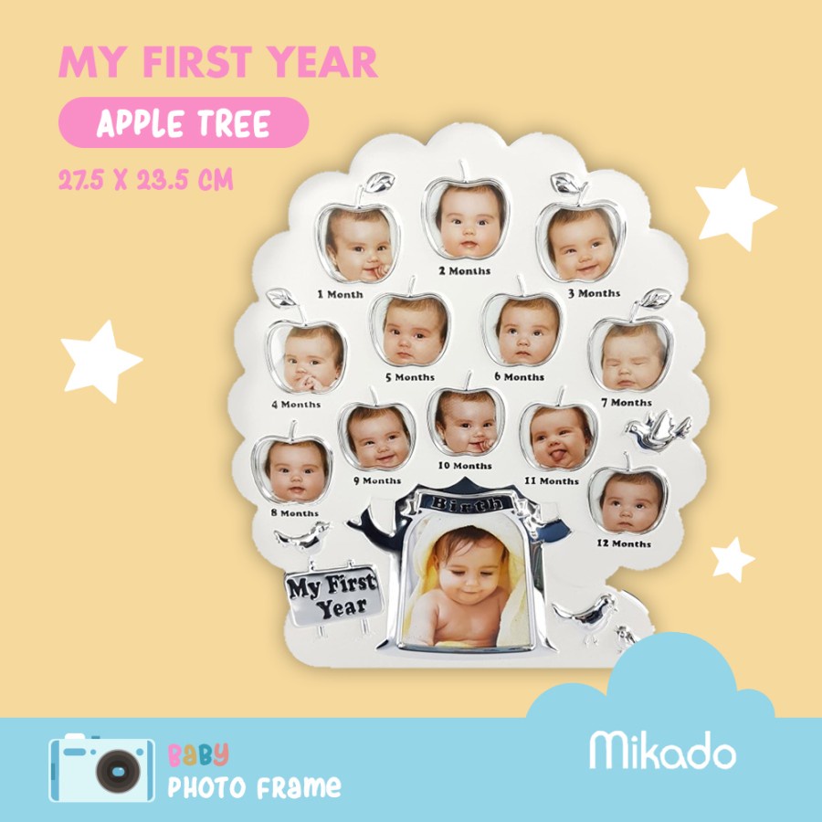 Jual Photo Frame Baby "My First Year" 13 Openings / Foto Frame Bayi ...
