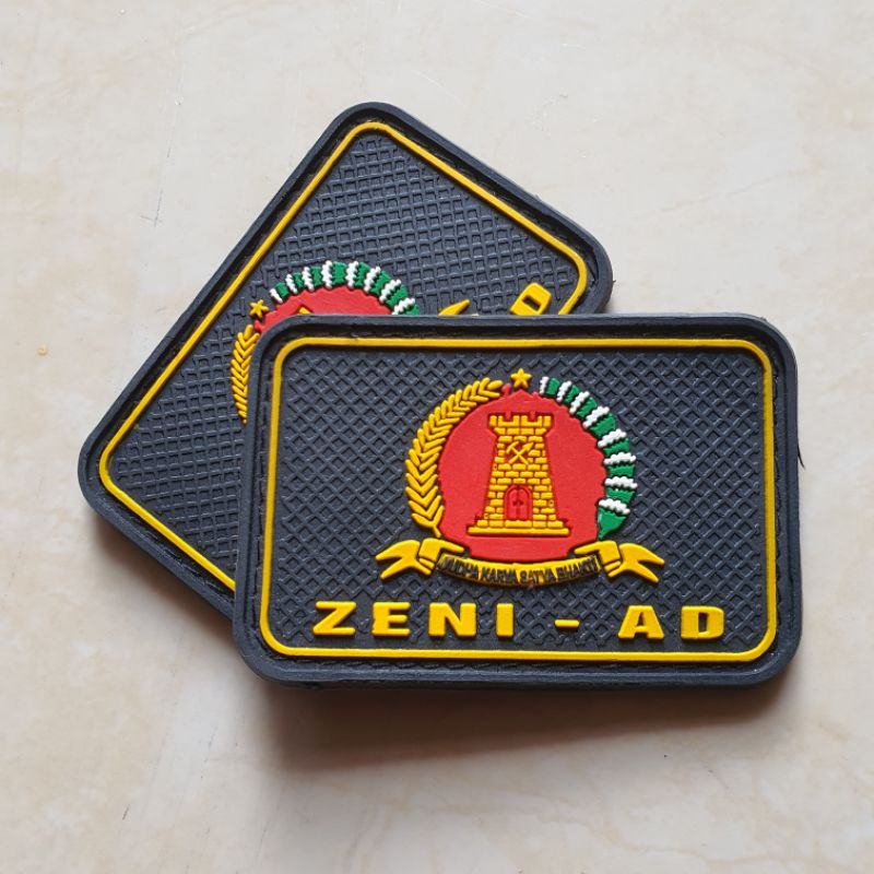 Jual patch rubber logo zeni ad - tni ad - tempelan emblem karet velcro ... Jual patch rubber logo zeni ad - tni ad - tempelan emblem karet velcro ...