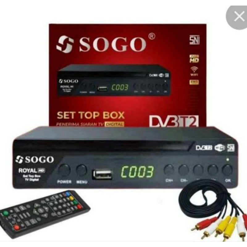 Jual SET TOP BOX TV DIGITAL SOGO | Shopee Indonesia