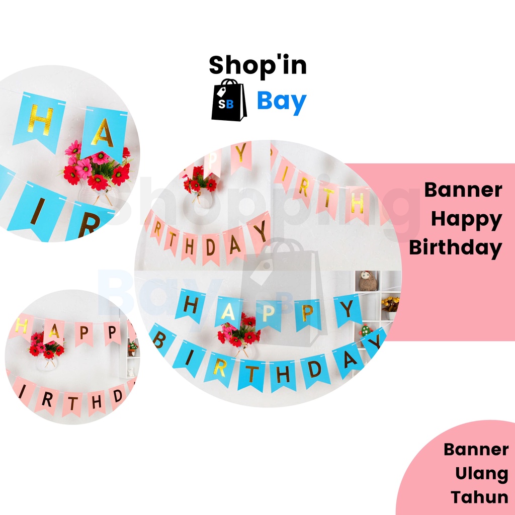 Jual Banner Happy Birthday / Banner HBD / Banner Ulang Tahun / Banner ...