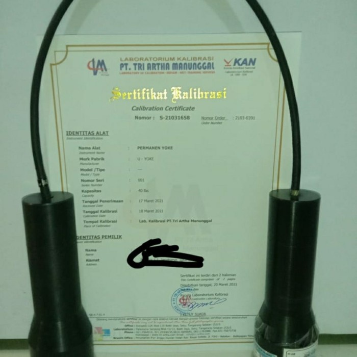 Jual YOKE PERMANENT FOTO NDT MT (SERTIFIKAT KAN) | Shopee Indonesia