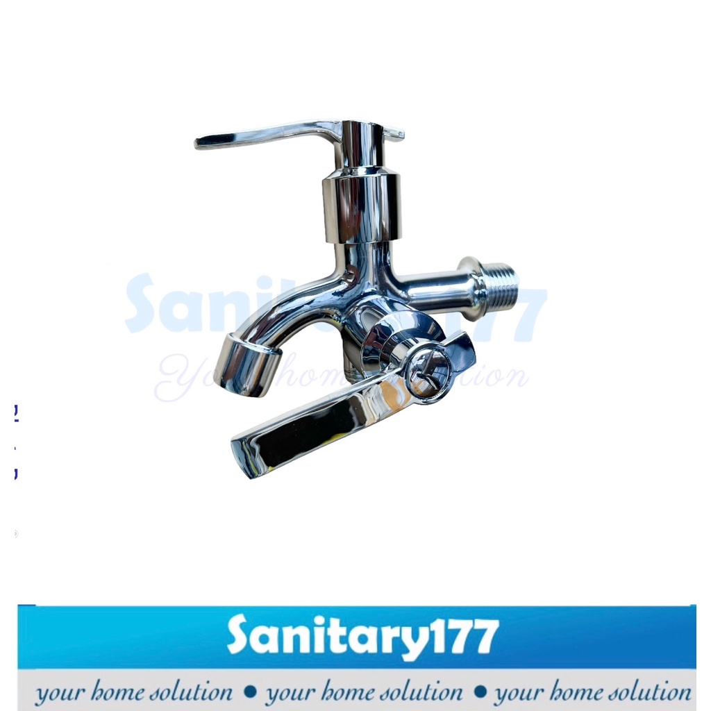 Jual Kran cabang engkol minimalis FF- keran air shower cabang 2 kran ...