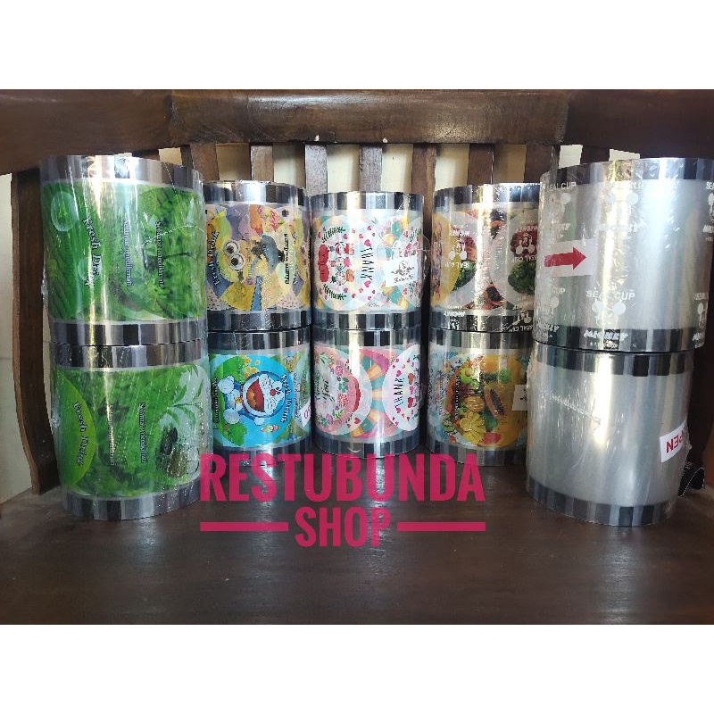 Jual PLASTIK LID CUP SEALER CUP POLOS /BUAH/ KARTUN /DAUN TEH / THANK ...