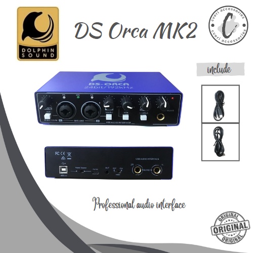 Jual Dolphin Sound DS ORCA MK2 2-Channel Audio Interface Soundcard ...