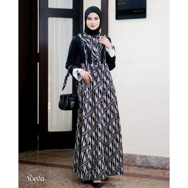 Jual Poeva by Tuneeca Batik, size L - PRELOVED | Shopee Indonesia