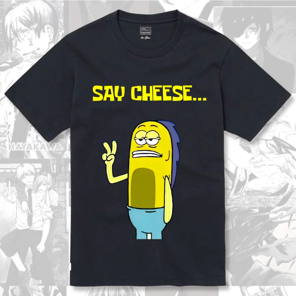 Jual Kaos spongebob say cheese pria/wanita m,l,xl,xxl | Shopee Indonesia