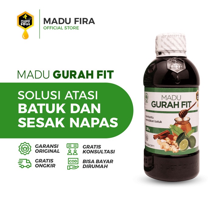 Jual Madu Gurah Fit 280Gr - Membantu Atasi Batuk Dan Sesak Napas ...