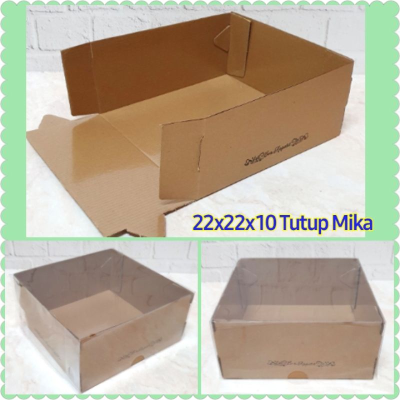 Jual 22 x 22 x 10 Tutup Full Mika dengan Laminating dibagian dalam ...