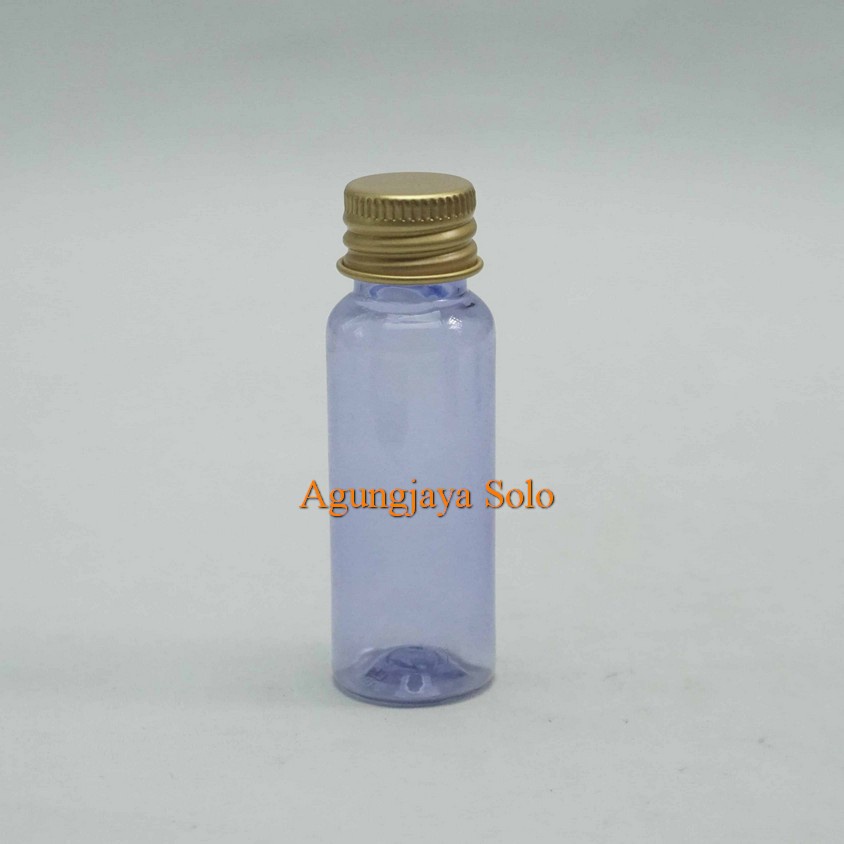 Jual Botol 20 ml Pet Br Ungu Trans Tutup Ulir Neck 18 / Botol Pet BR ...