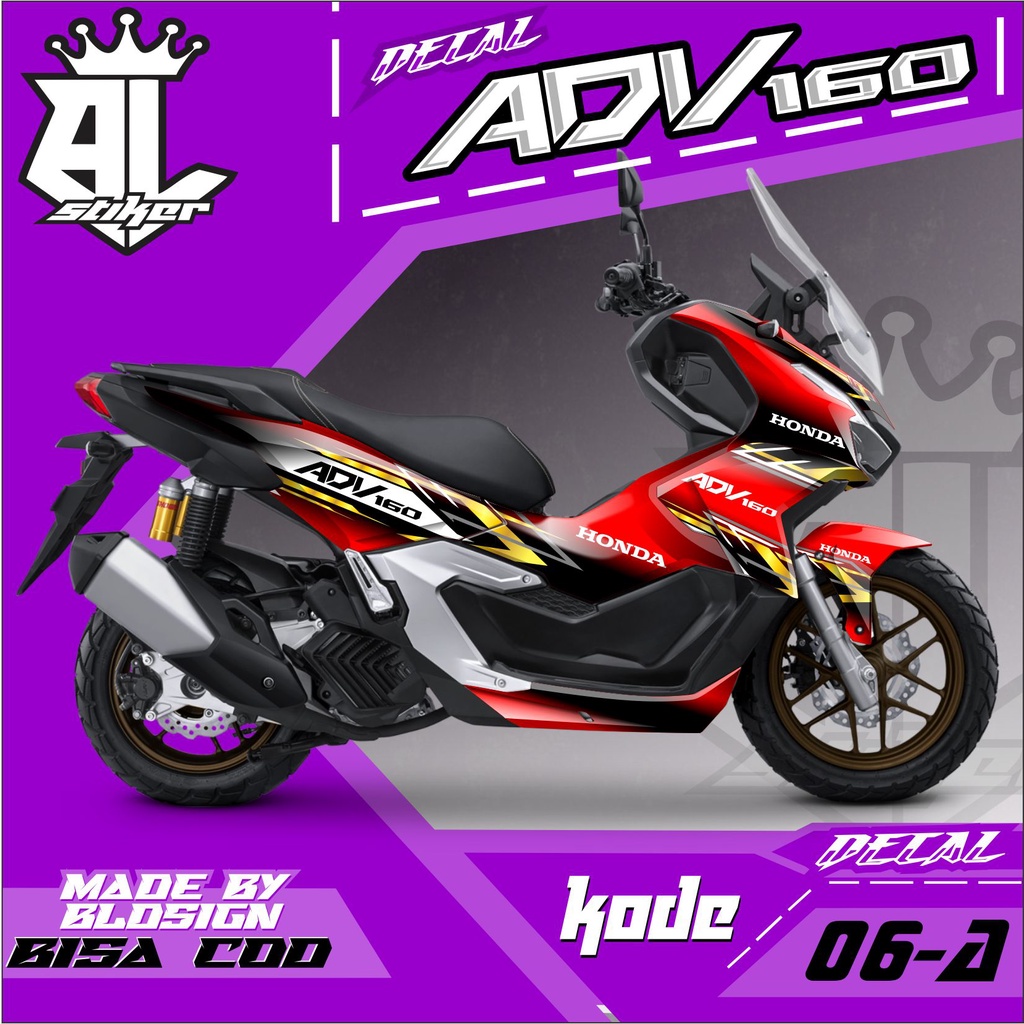 Jual BL STIKER - Stiker ADV 160 Full Body Decal Stiker ADV 160 2022 Adventure Aksesoris Motor ...