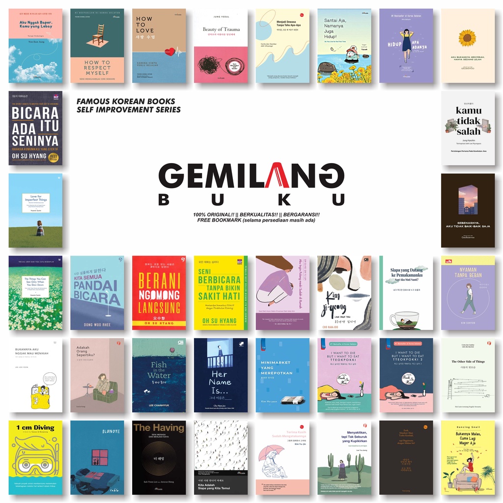 Jual Buku Self Improvement Best Seller Korea Versi Terjemahan Bahasa ...
