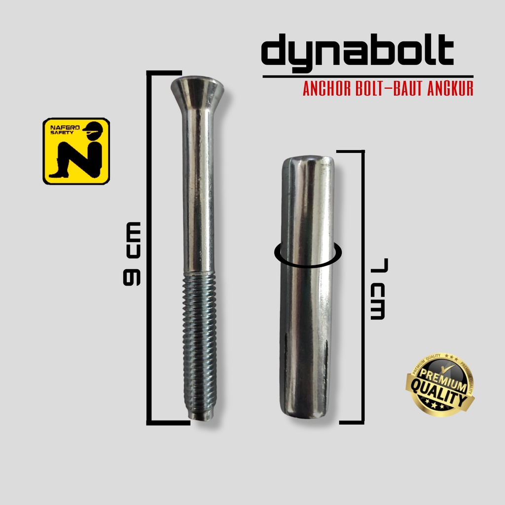 Jual Baut Dynabolt panjang 9cm untuk Speed Bump | Shopee Indonesia