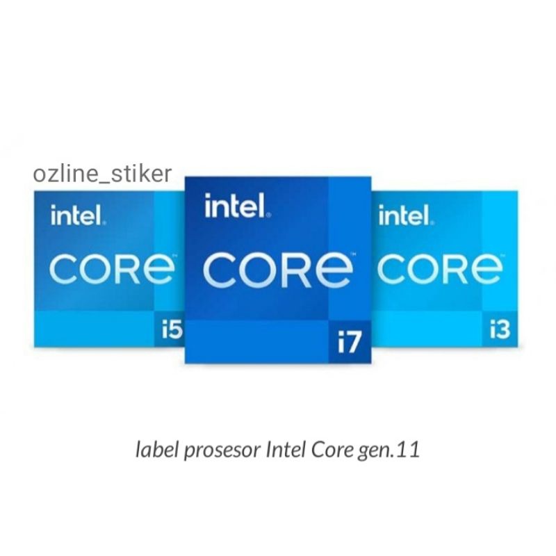 Jual stiker intel gen 11-12 core i3, i5, i7, i9 | Shopee Indonesia