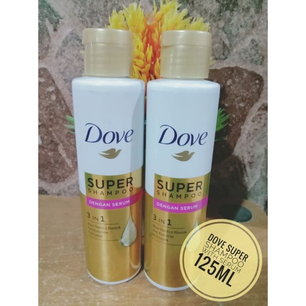 Jual Dove super shampoo with serum 3in1 125ml/ shampoo Dove/ dav serum ...