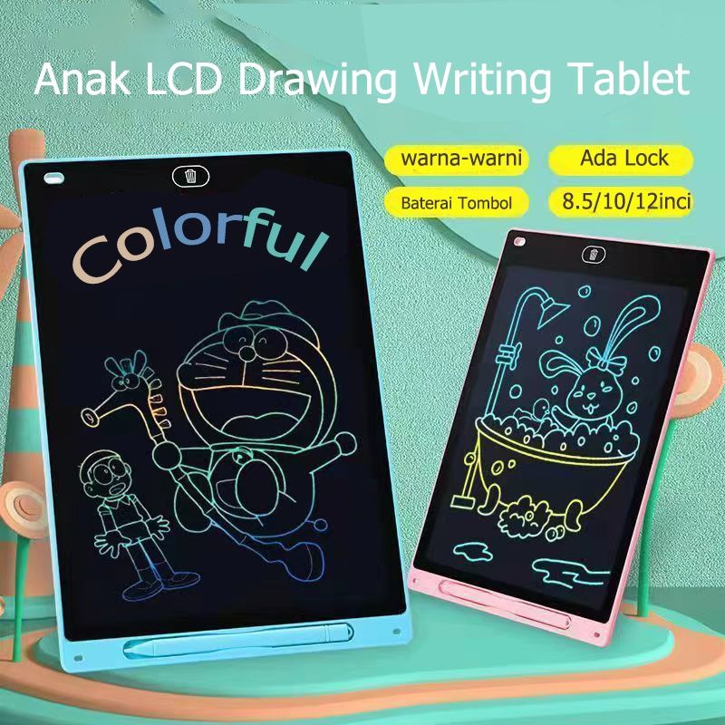 Jual Papan Tulis LED / LCD Writing Tablet 8.5 Inch | Drawing Pad ...