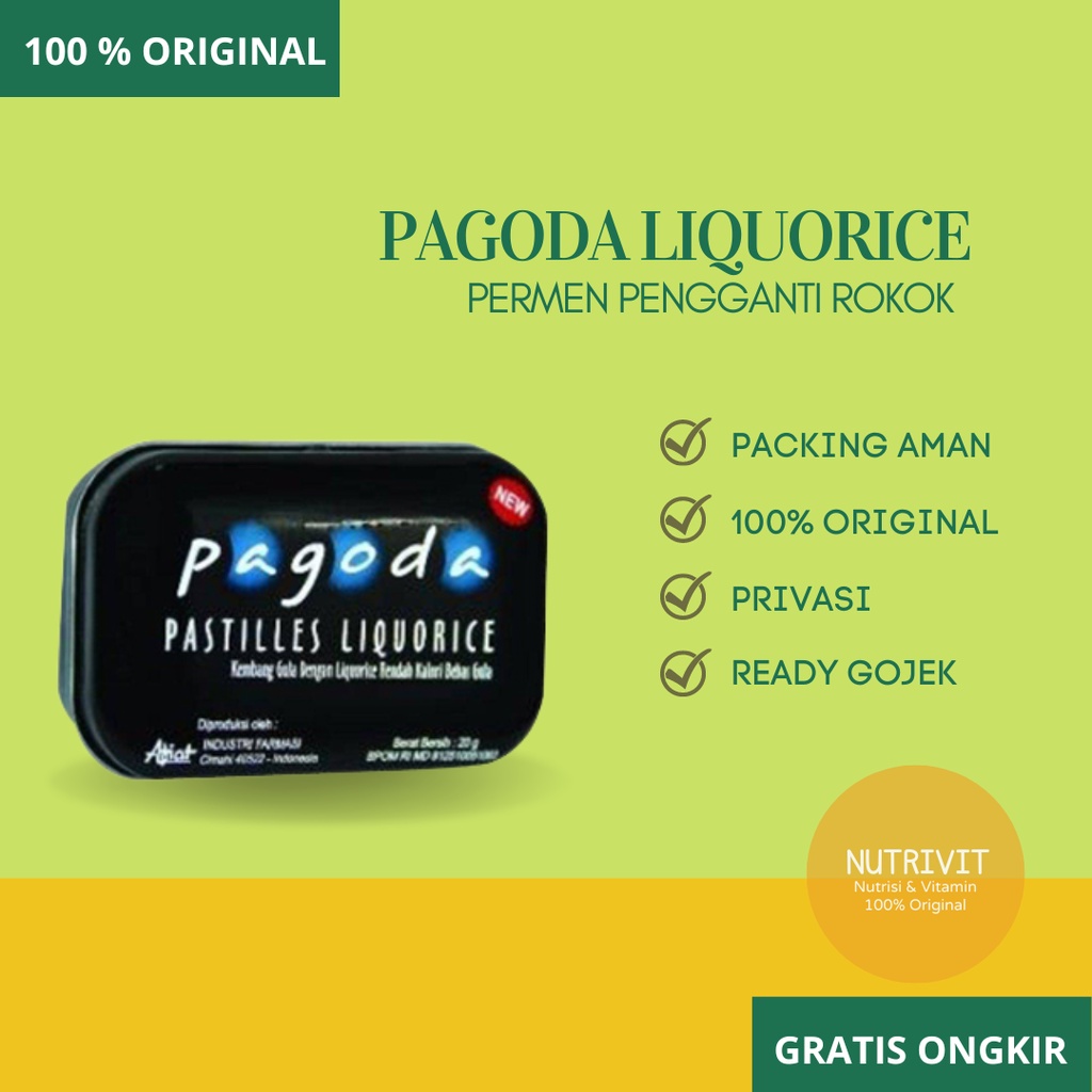 Jual PAGODA LIQUORICE PENGGANTI ROKOK | Shopee Indonesia