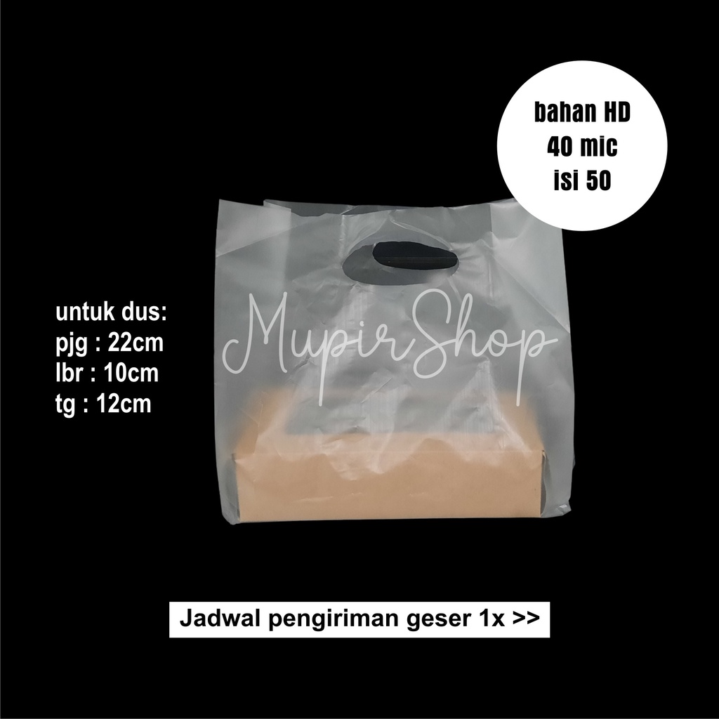Jual Plastik Box Brownies / Plastik Kue / Plastik Bolu Plong (22x10 ...