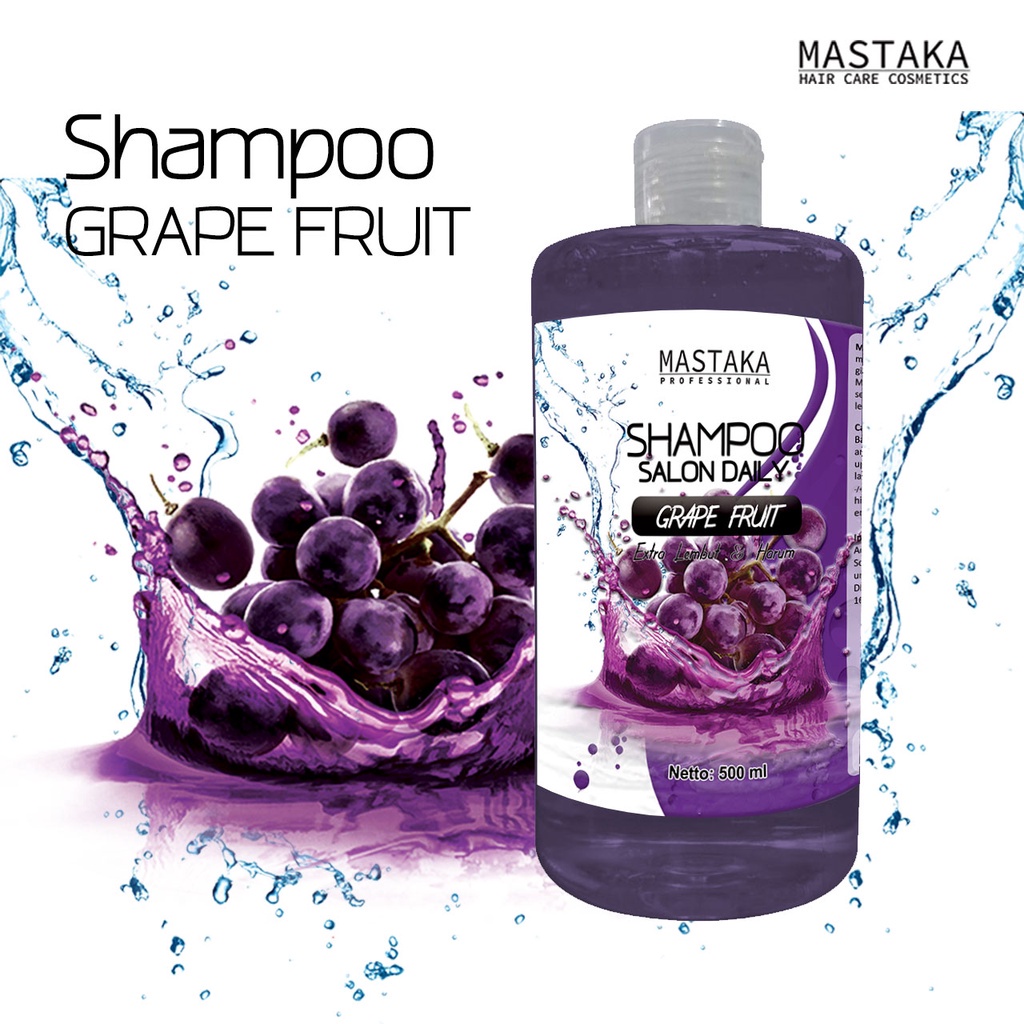 Jual Shampoo Salon Wangi Buah GRAPE FRUIT Shampo MASTAKA - 500ml ...
