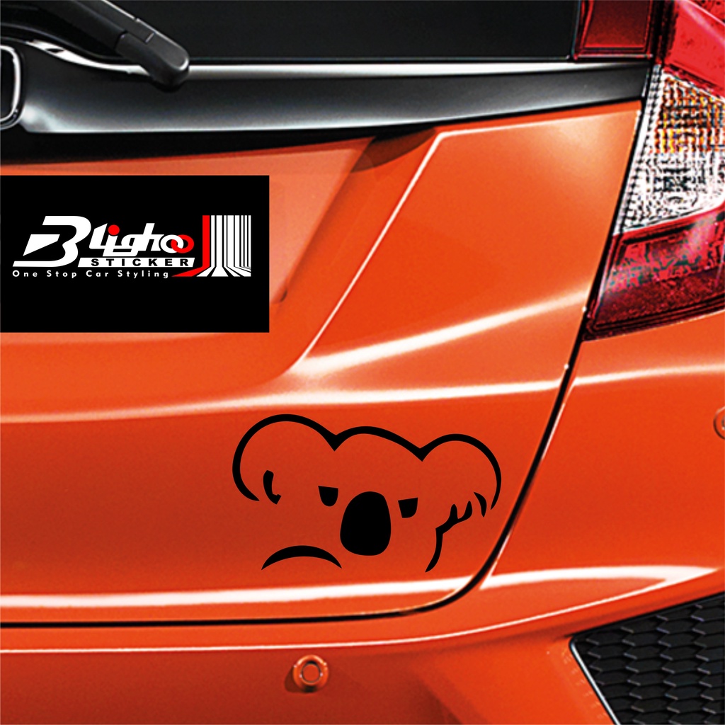 Jual STIKER MOBIL VARIASI UNIK CUTTING STICKER MOBIL GAMBAR KOALA 30 CM ...