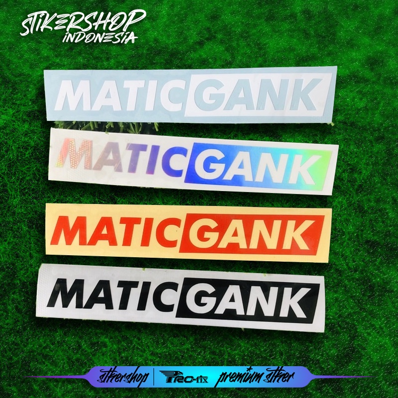 Jual stiker matic gank sticker viral | Shopee Indonesia