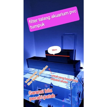 Jual PROMO FILTER TALANG AKUARIUM PVC TUMPUK/ukuran atas 30cm/ukuran ...