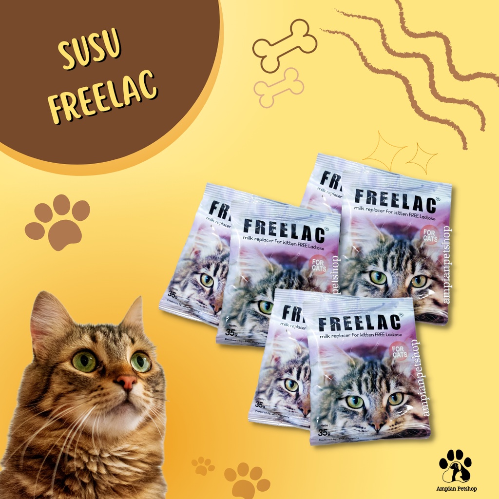Jual Susu Kucing Freelac milk Replacer 35 gr | Shopee Indonesia