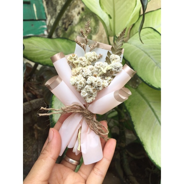 Jual BUKET BUNGA KECIL RUSTIC / BUKET MINI / BUKET BUNGA KECIL KERING ...