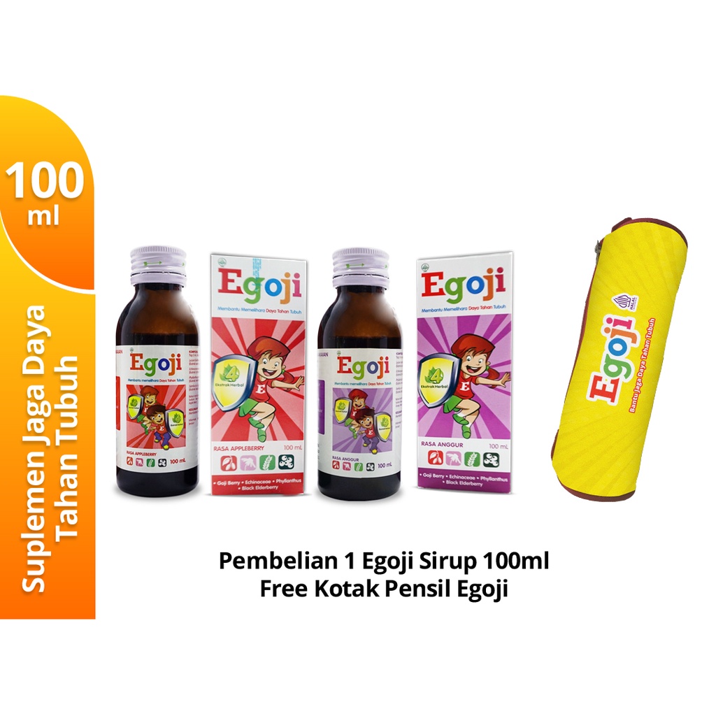 Jual Egoji Sirup 100ml - Suplemen Bantu Jaga Daya Tahan Tubuh - Free ...