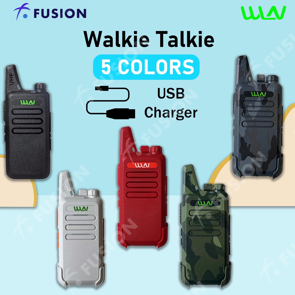 Jual Handy Talky WLN HT UHF TWO WAY RADIO 5 Warna C1 walkie talkie 1 ...