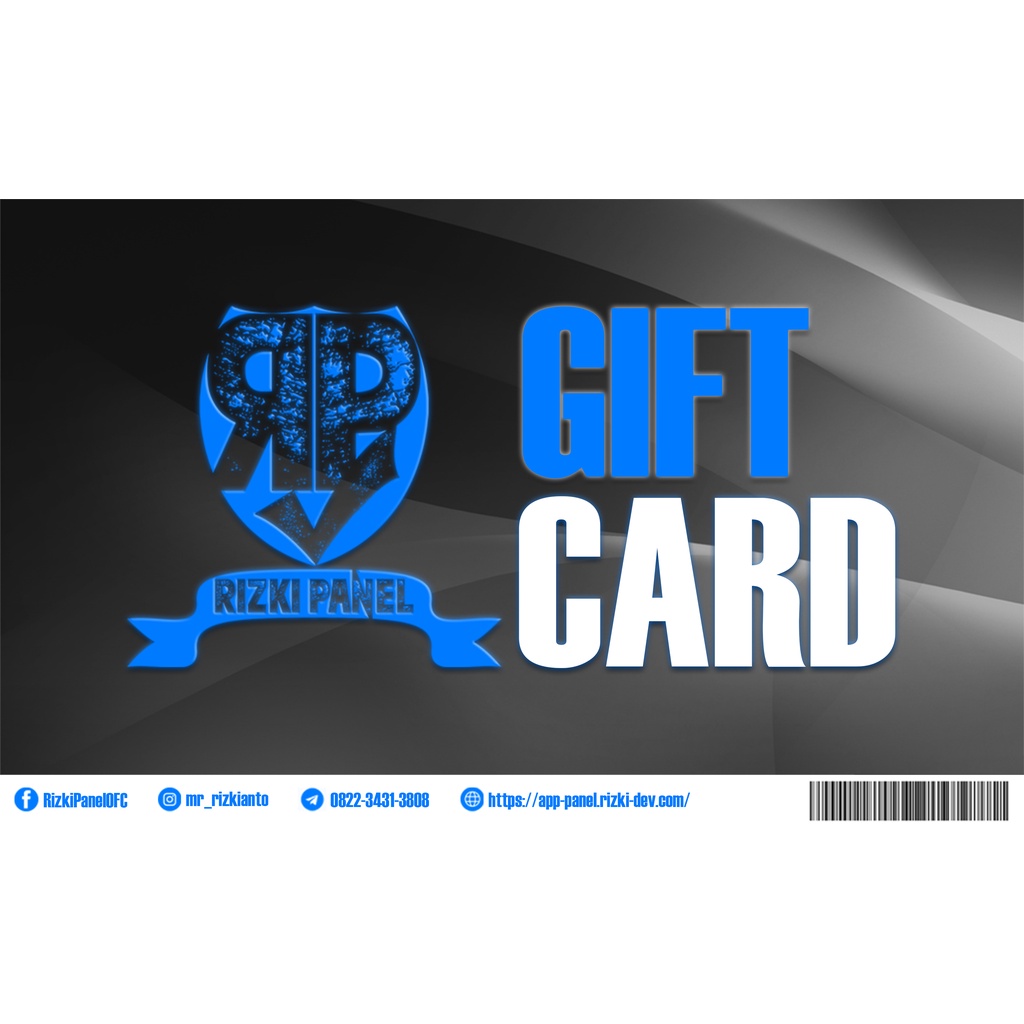 Jual RIZKI PANEL GIFT CARD (REGULER) | Shopee Indonesia