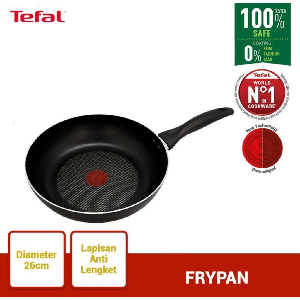 Jual TEFAL COOK & CLEAN FRYPAN 26CM TF05 | Shopee Indonesia