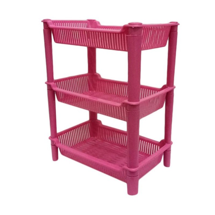 Jual Rak Rak Serbaguna 3 Susun Rak Plastik Sedia 2 Ukuran Besar Dan ...