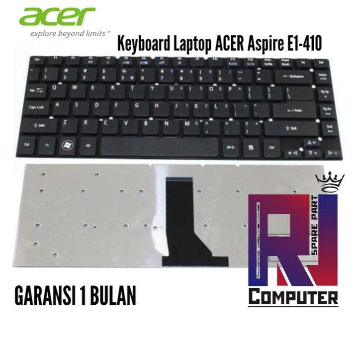 Jual KEYBOARD ACER ASPIRE E1-410 BLACK | Shopee Indonesia