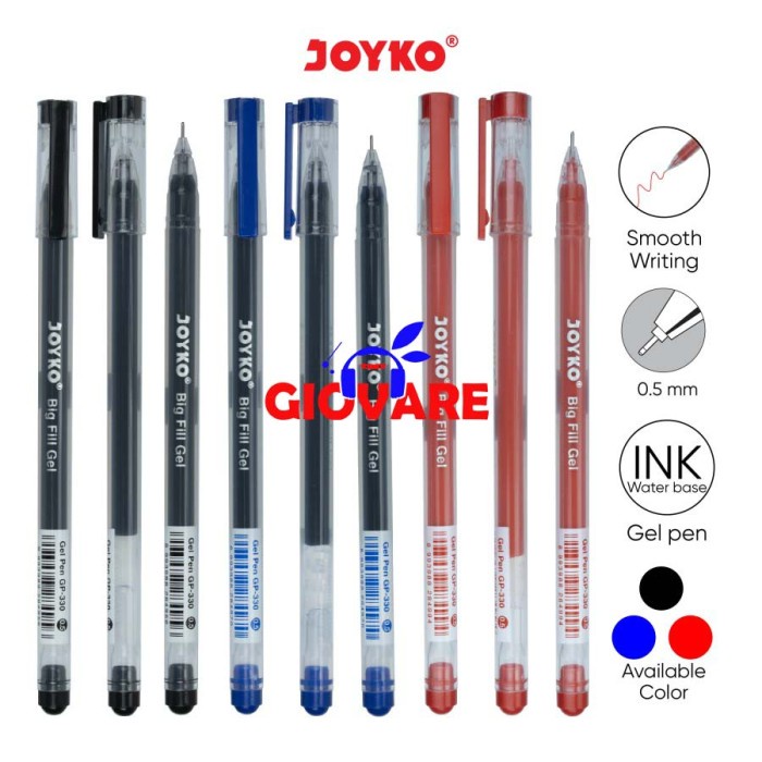 Jual PULPEN JOYKO GP-330 | JOYKO GEL PEN ( PENA JEL ) 0.5mm eceran ...