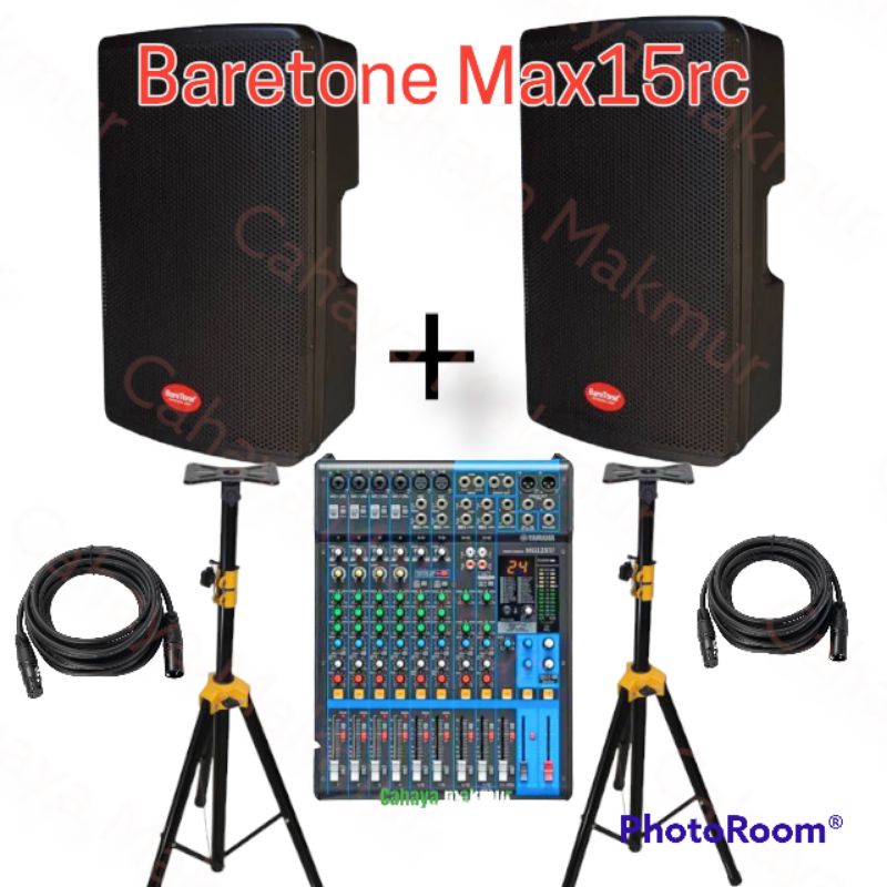 Jual Baretone max15RC Paket ISTIMEWA SOUND SYSTEM OUTDOOR / INDOOR ...
